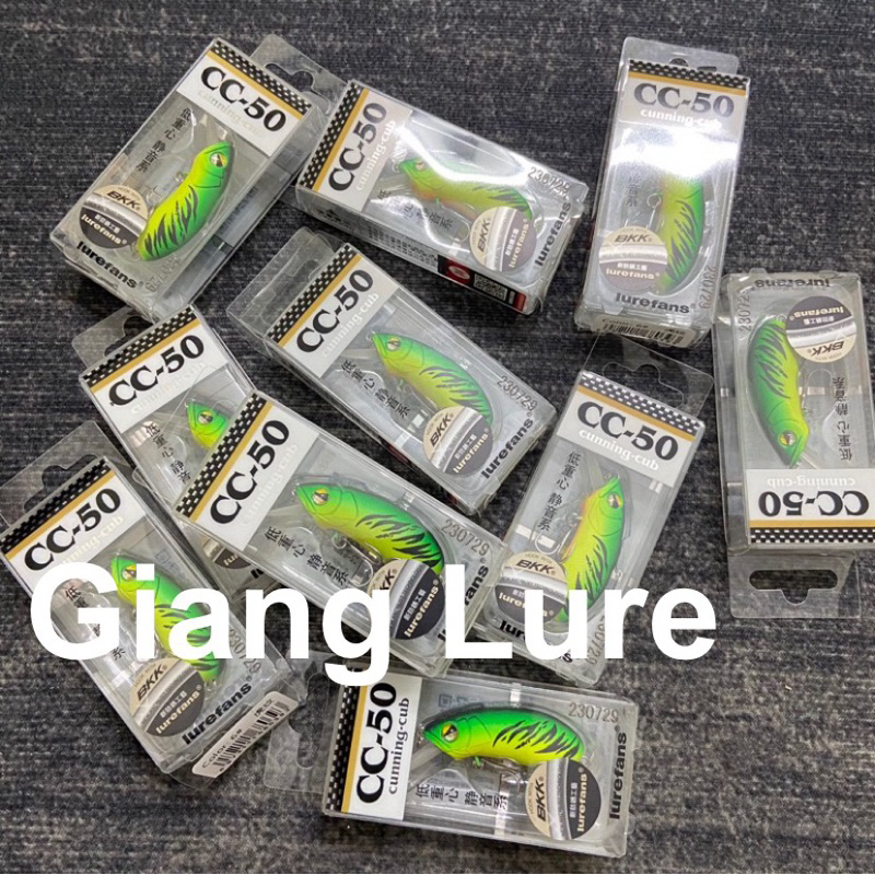 Lure cc35, cc40, cc50 lurefans, bait for snakehead fish, sea bass ...