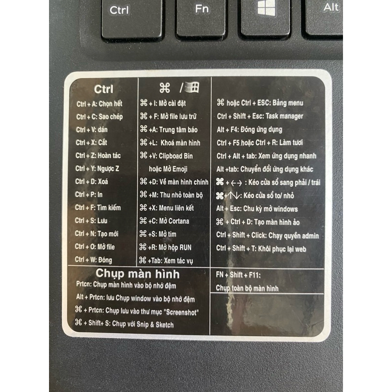 Windows 10/ Windows 11 Vietnamese mute key sticker, Office + Word ...