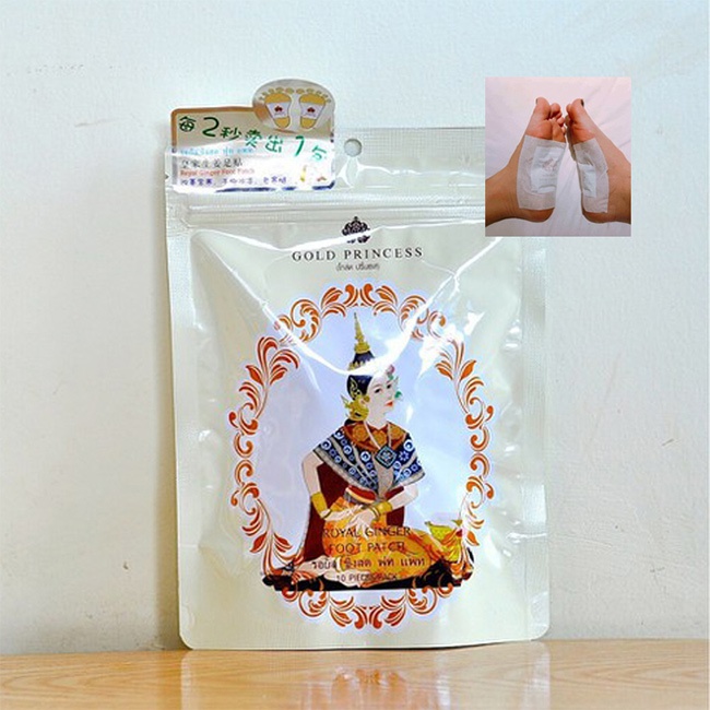 [TL32] Thailand GOLD PRINCESS FOOT PATCH (10 pieces) | Shopee Singapore