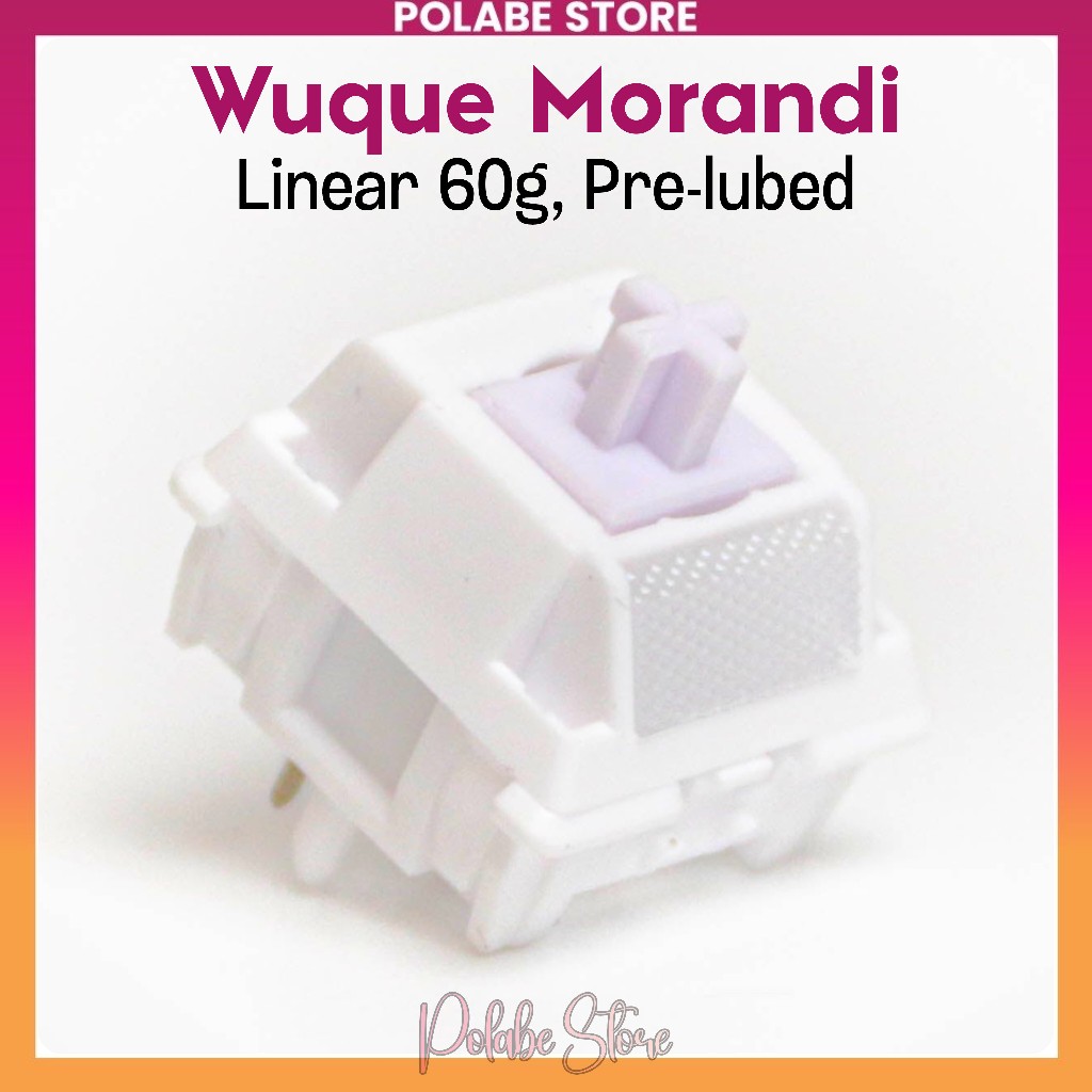 Ws Morandi linear mechanical keyboard switch Wuque Studio switch Polabe ...