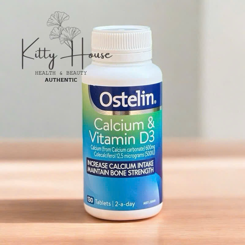 Genuine Ostelin Calcium & Vitamin D3 Calcium supplement pills 130V ...