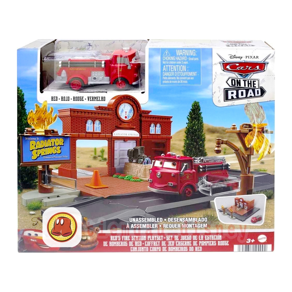 Pixar Red's Fire Station Car Toy - Genuine Mattel | Shopee Singapore