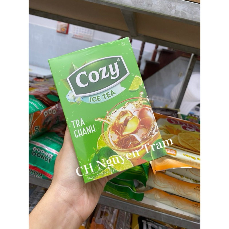 Cozy Ice Tea lemon box 240g (16 packs x 15g) | Shopee Singapore