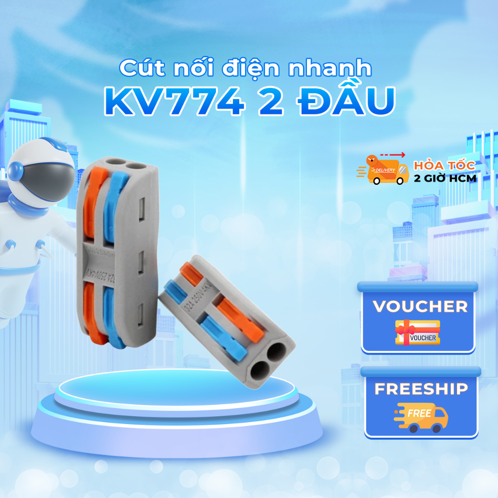 Quick wire connector - Wire connector, output 2 in 2 NCT, 2 colors ...