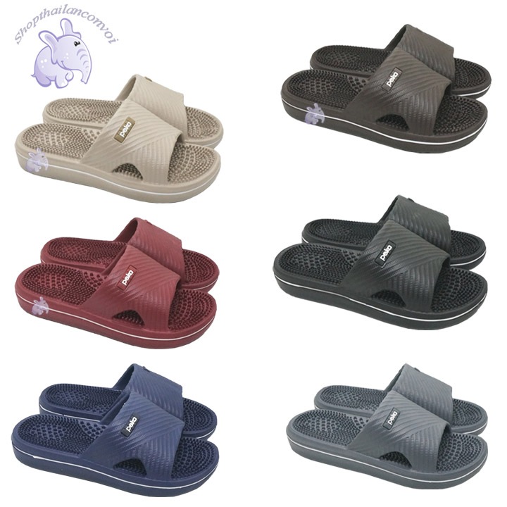 Plastic slippers with soft spikes for foot massage from Thailand Peka ...