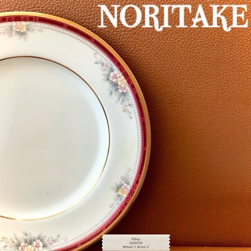 Noritake 100%New - Villa Haven - 03 Embossed Flower Plates 17cm with ...