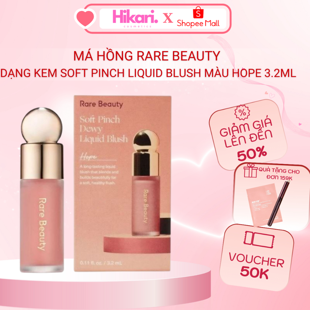 Rare Beauty Soft Pinch Liquid Blush Hope 3.2ml, Super Natural Color ...