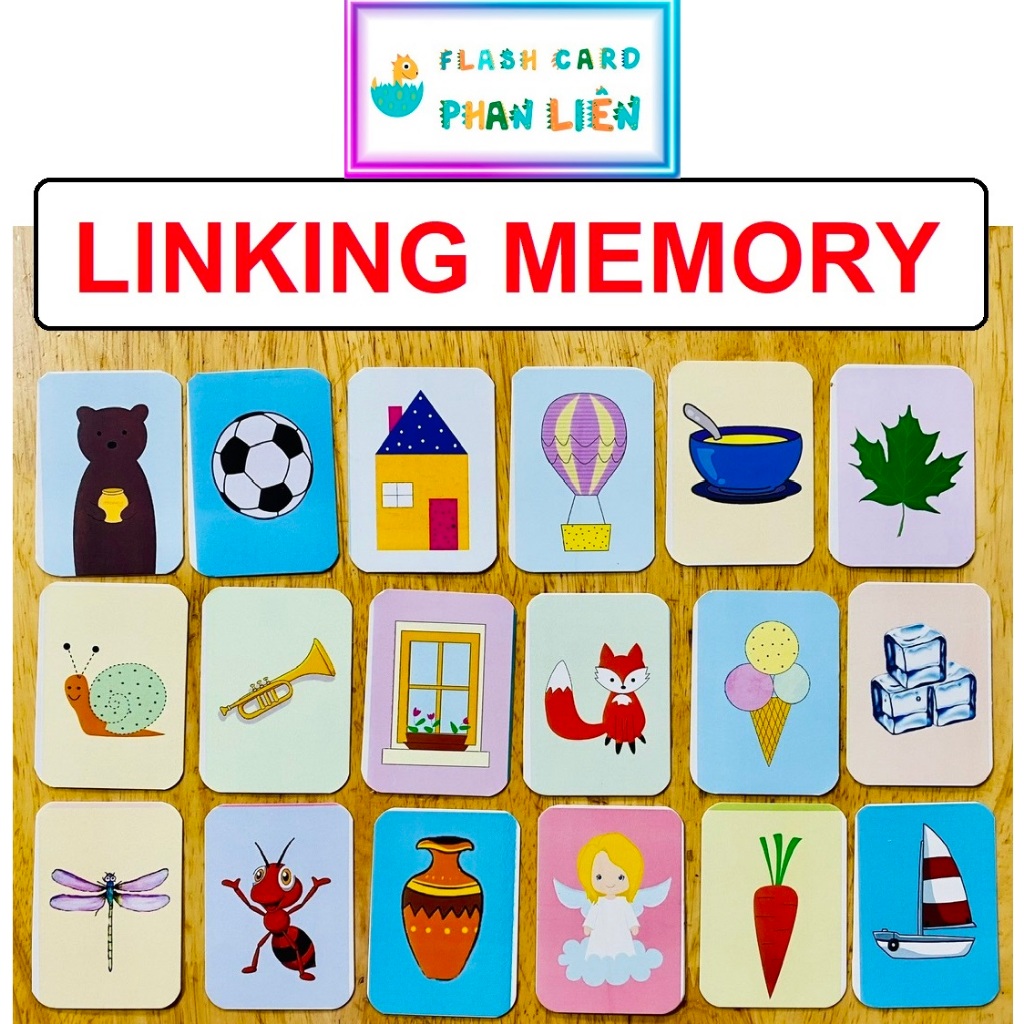 Linking Memory shichida flashcard set, smart learning cards for ...
