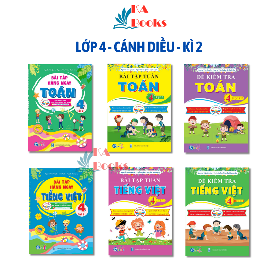 Book - Combo Daily exercises, Weekly exercises, Math and Vietnamese ...