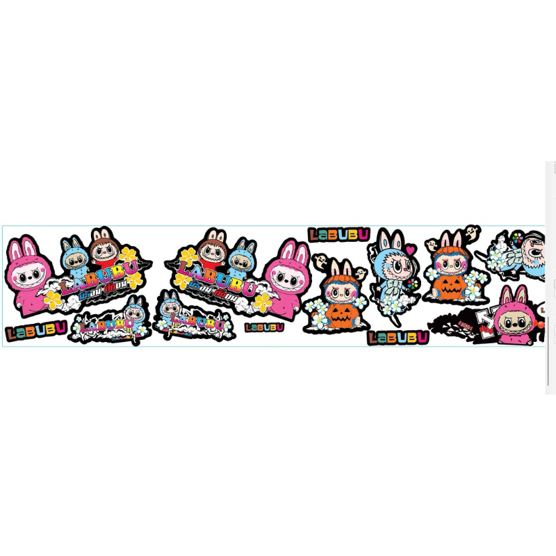 Labubu stiker Multi-purpose sticker can be applied to all types of ...