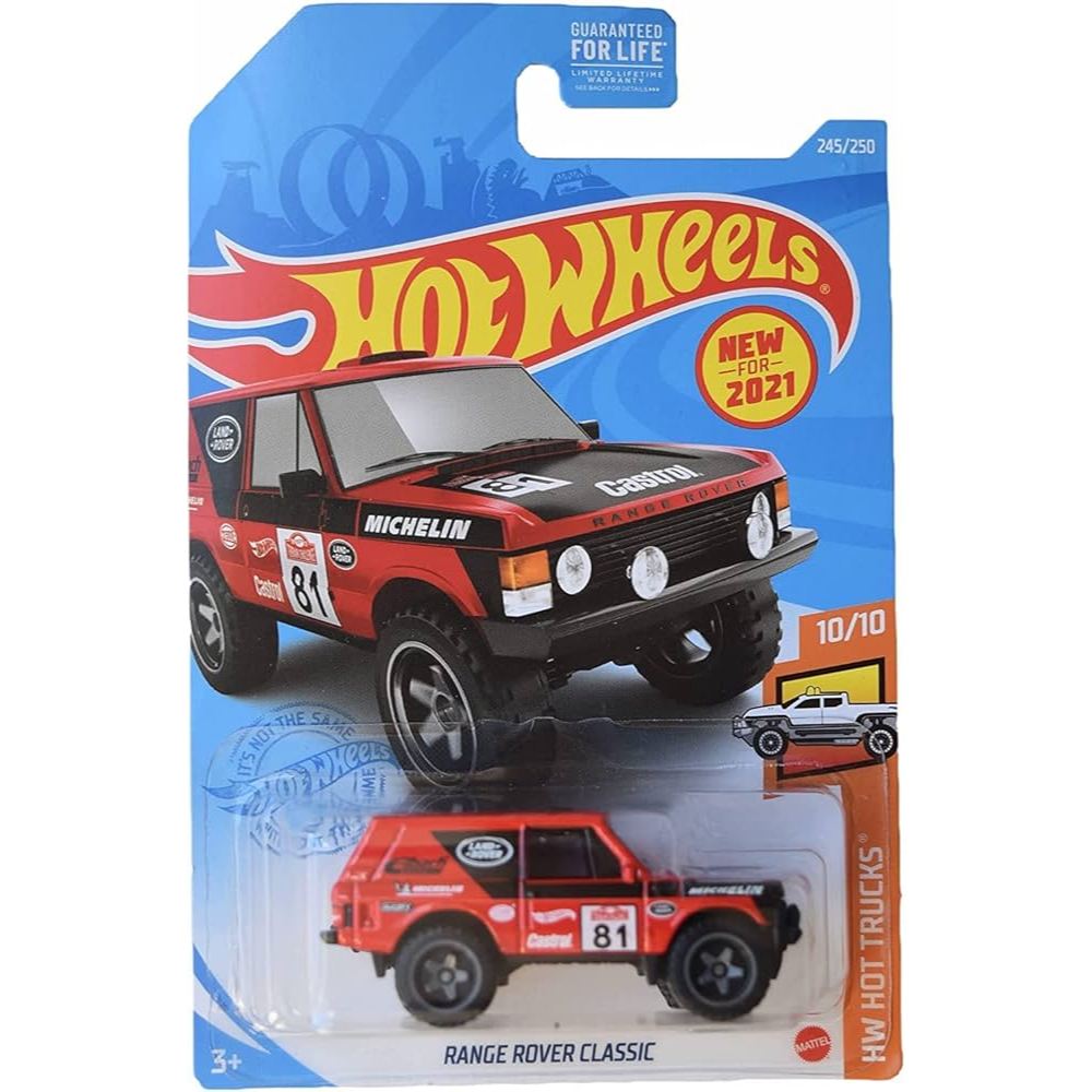 Range Rover Classic SUV model car (HCM65, HW Hot Trucks, 2020), genuine ...