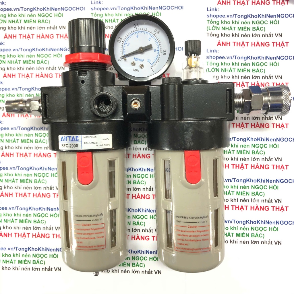 BFC2000 large compressed air water separator filter with quick coupling ...