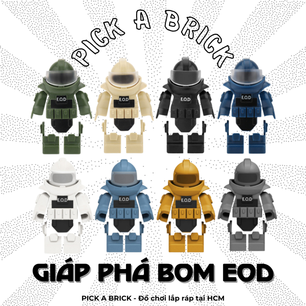 Eod SWAT armor - PAB puzzle assembly toy MOC accessories minifigure ...