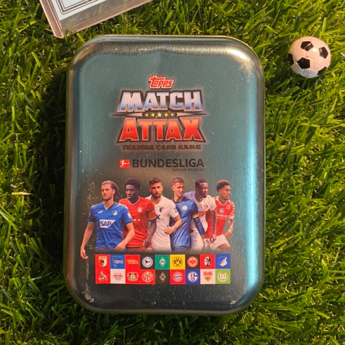 [ GENUINE ] - MINI TIN (EMPTY) - TOPPS MATCH ATTAX BUNDESLIGA 2020/2021 ...