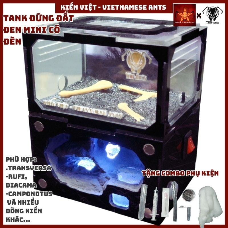 Mini standing tank with black earth lights, black ground standing tank ...