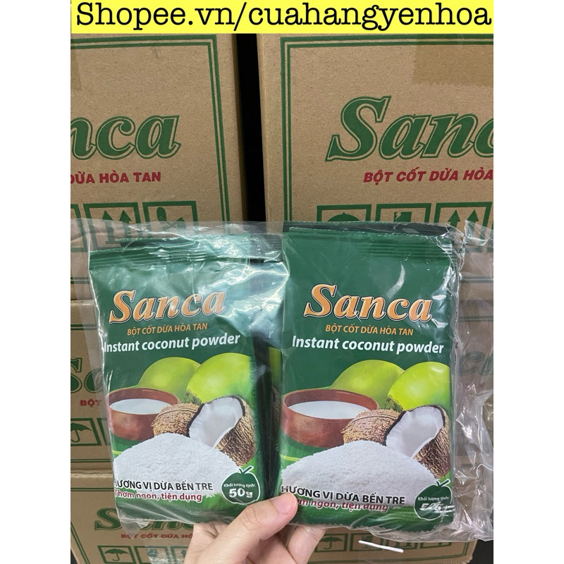 Wholesale 60 packs - 1 Box of Sanca Coconut Powder (60 packs x 50g ...