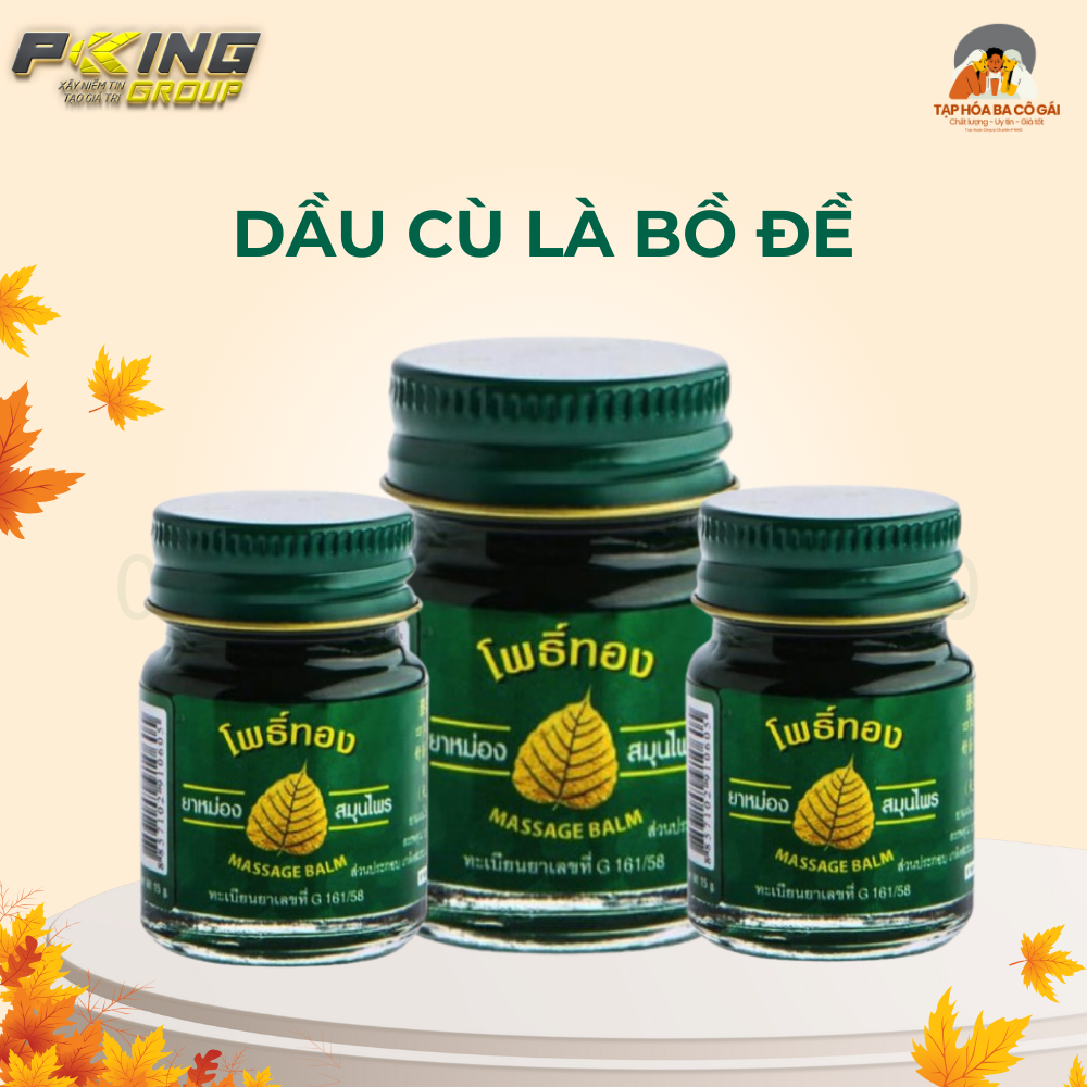 Thai Pothong Bodhi Oil Helps Relieve Pain, Itching, and Swelling Due to ...