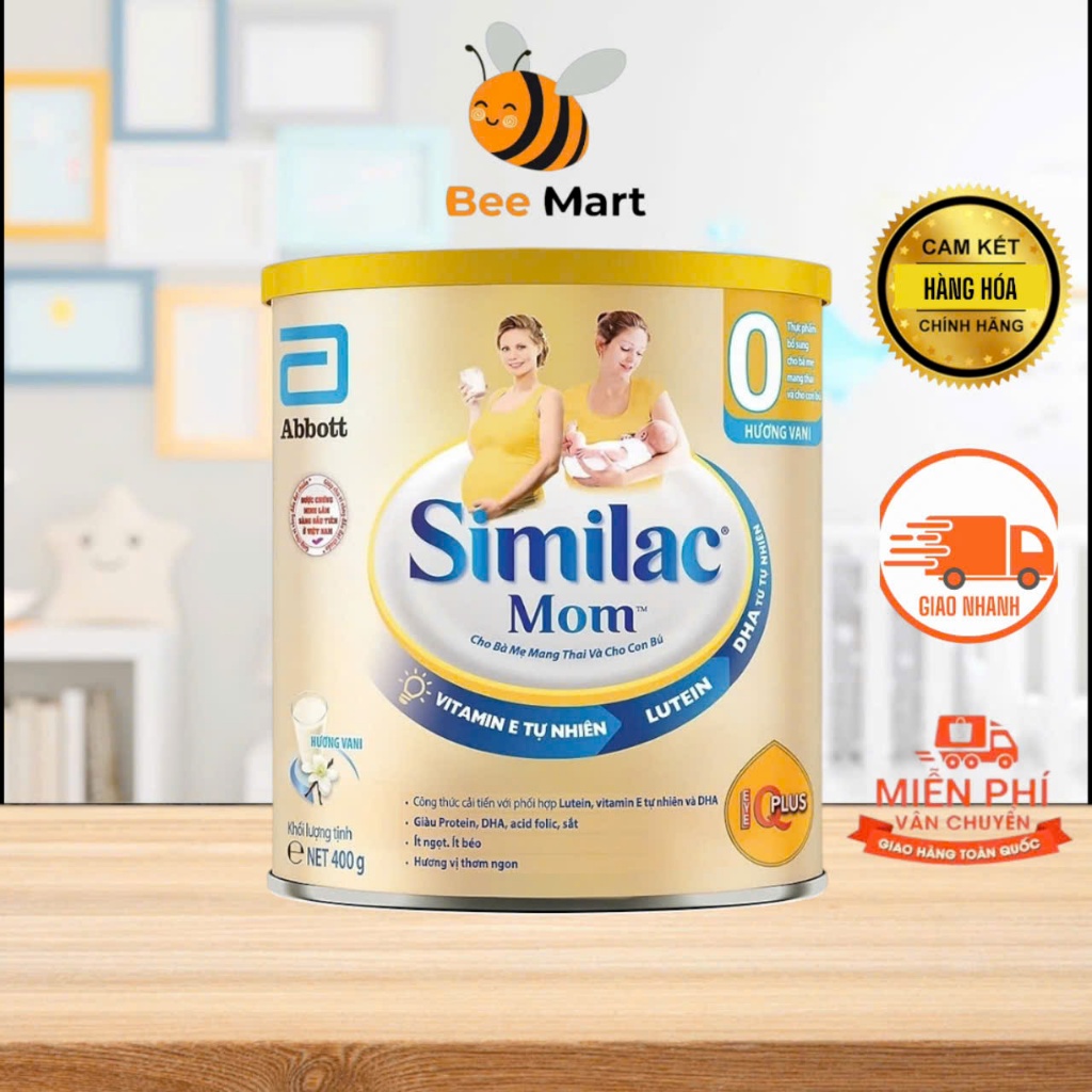 Similac Mom Pregnancy Milk 400g vanilla flavor | Shopee Singapore