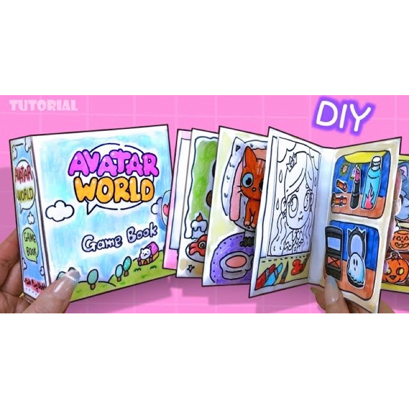 Avatar world Doll 8in1 Game Book - Pighandmade Paper Dolls | Shopee ...