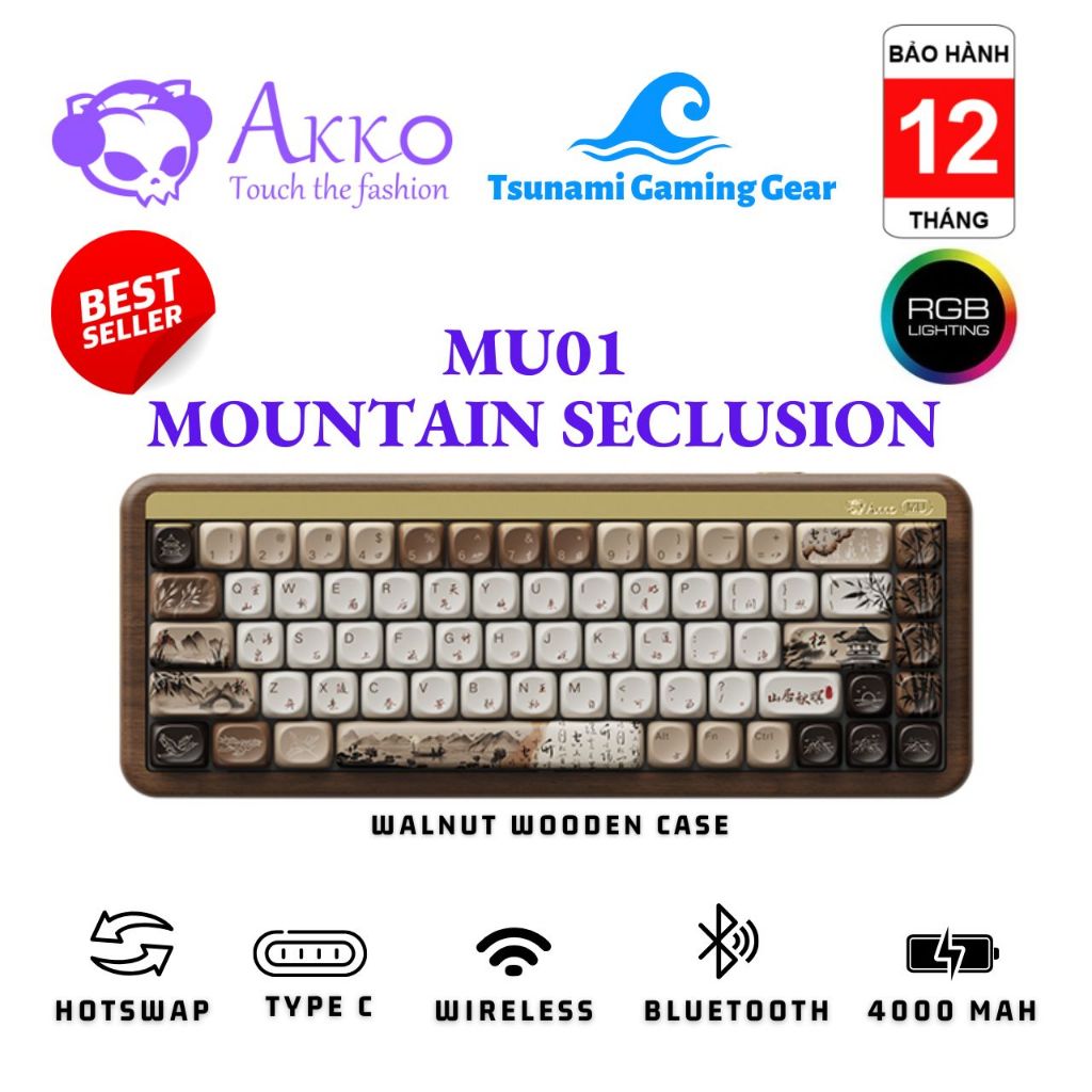 Akko MU01 Mountain Secret Mechanical Keyboard (Multi-modes/ RGB ...