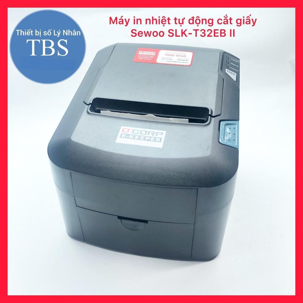Sewoo SLK_T32EB II thermal printer, K80 Sewoo thermal receipt printer connects LAN port and USB ...