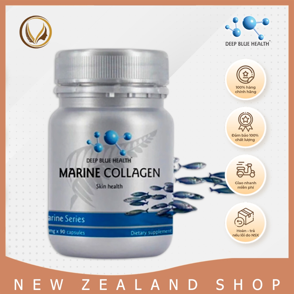 New Zealand Deep Blue Health Marine Collagen Collagen supplement pills ...