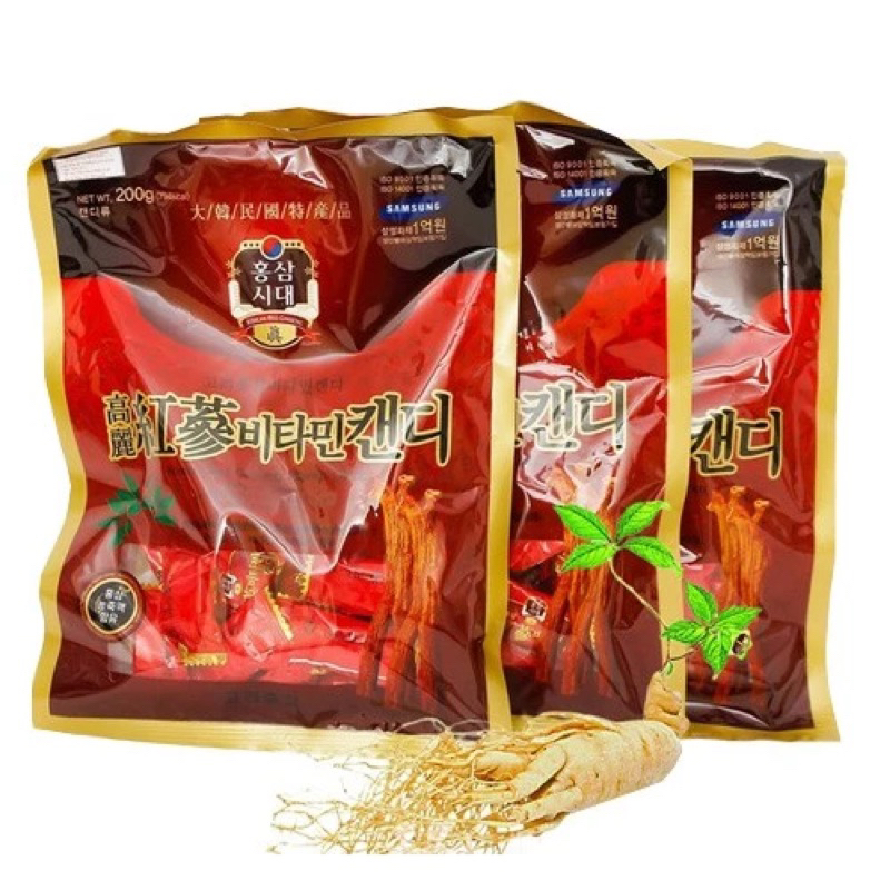 Korean Red Ginseng Vitamin Candy 200g (Korea Red Vitamin Candy ...