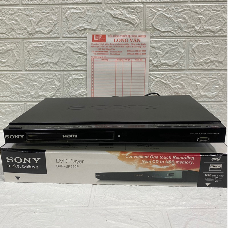 Sony Premium HDMI DVD Player DVP-SR520P, USB-HDMI | Shopee Singapore