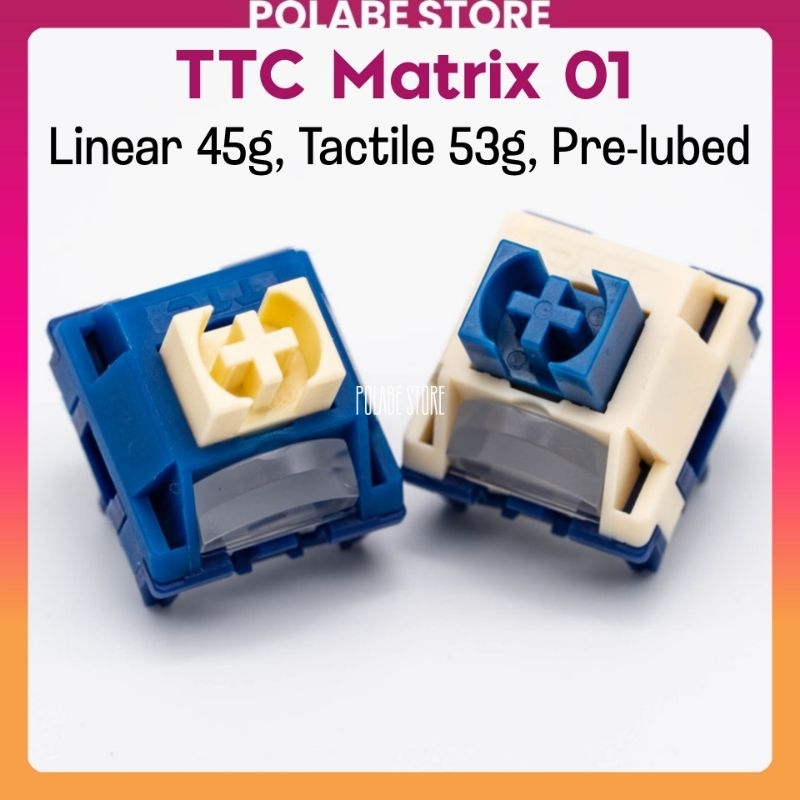 TTC Matrix 01 tactile switch Matrix-01 Linear Switch led mechanical ...