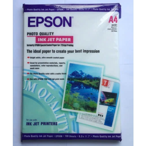 Epson color printing paper 100 sheets DL 130g | Shopee Singapore