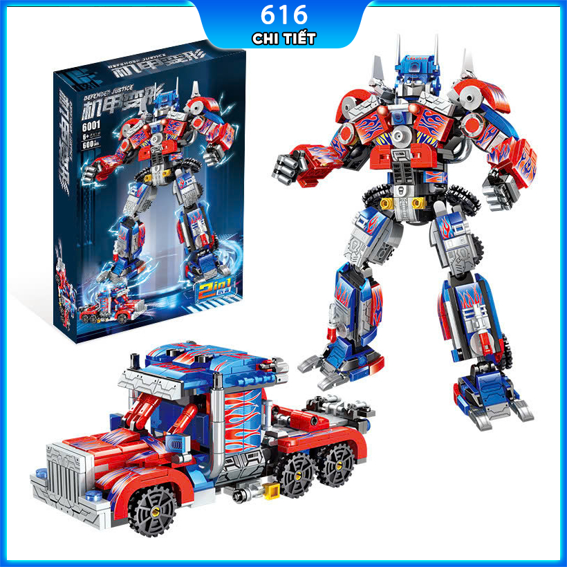 616-piece Optimus Prime Transformation Robot assembly toy, Autobots ...
