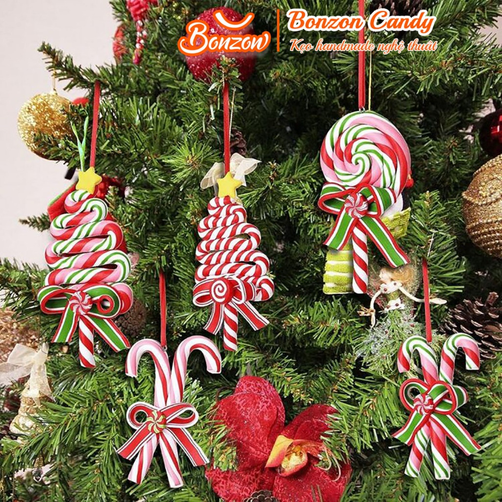 Combo box of 5 large candy canes + box of 4 Christmas lollipops + 5 ...