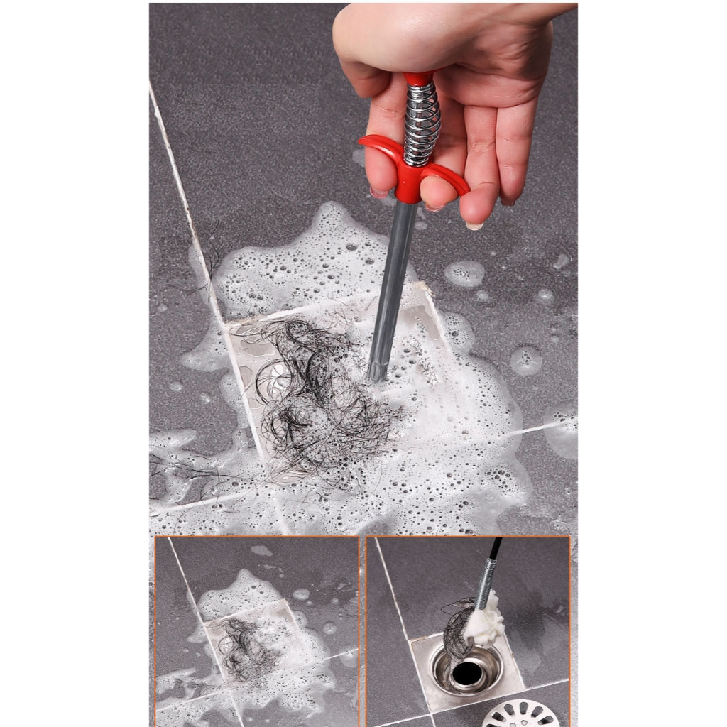 Multi-purpose drain cleaning and garbage pickers of all sizes depending ...