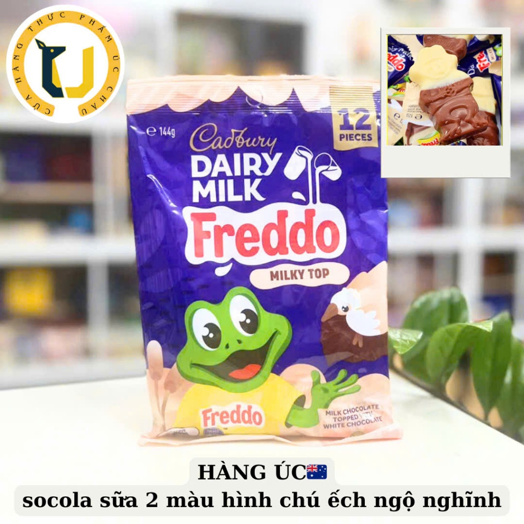 (AUSTRALIAN PRODUCT) Cadbury Dairy Milk FREDDO Milky Top 2-color frog ...