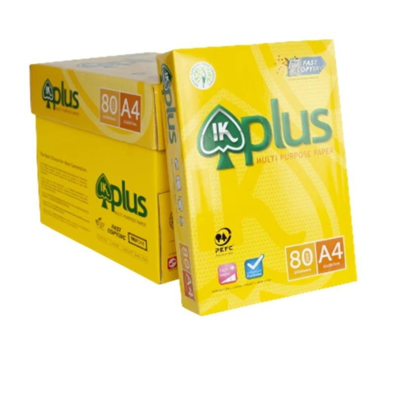 Ik PLUS A4 Paper 80gsm - Photocopy paper, office printing paper, drawing paper - Genuine product ...
