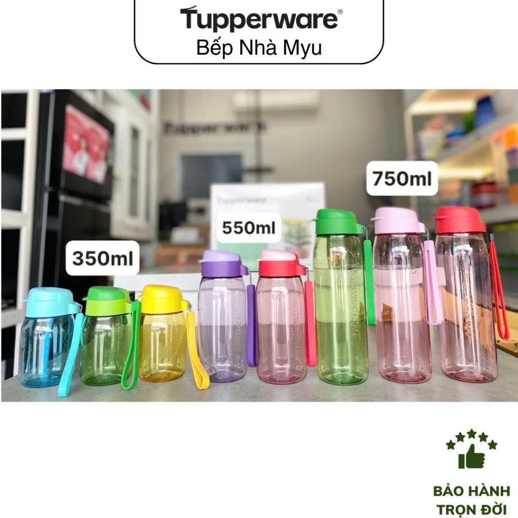 Tupperware Lohas Water Bottle 350ml/ 550ml/ 750ml - Virgin Plastic ...