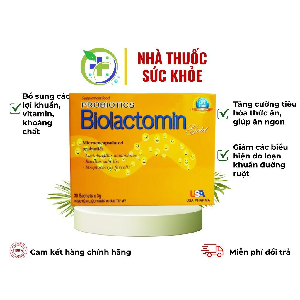 Probiotics Biolactomin Gold - Supplement beneficial bacteria, enhance ...