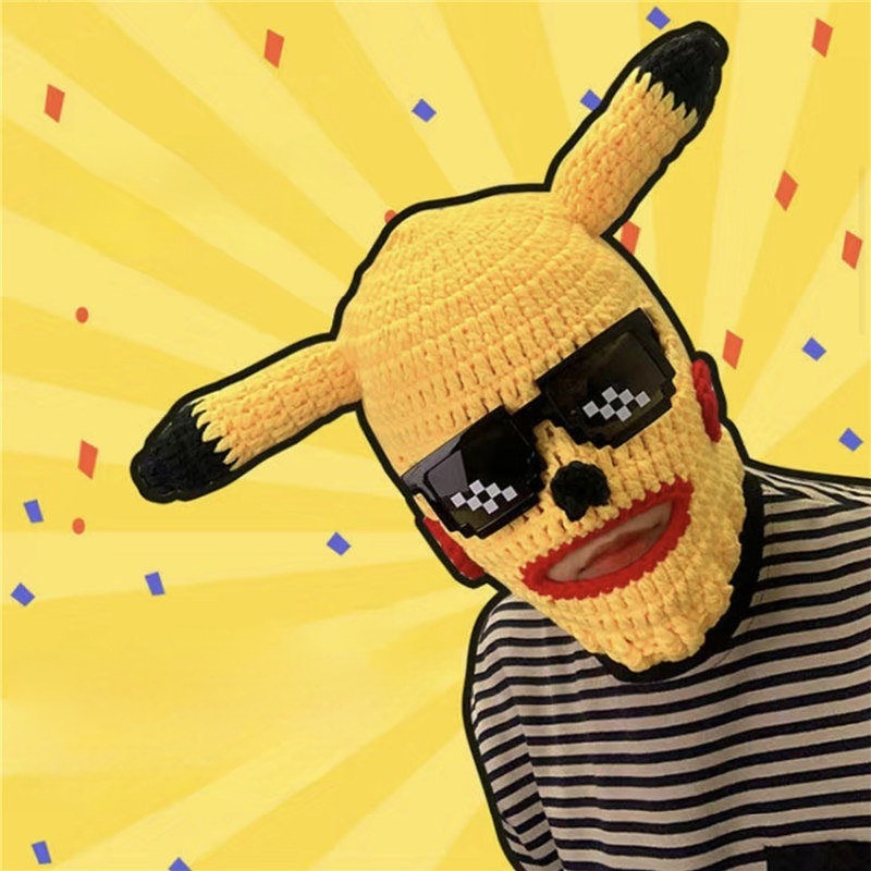 Pikachu costume masks, Pikachu masks, Halloween cosplay props Halloween ...