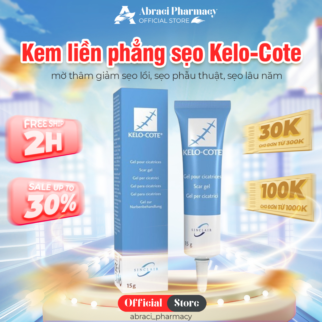 [TUBE 15g] Kelo-Cote Scar Straightening Cream 15g - Kelo Cote Cream to ...