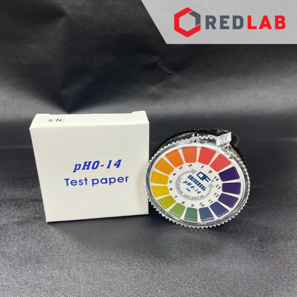 [5 Meter roll] pH quick measuring paper 1-14 color indicator paper pH ...