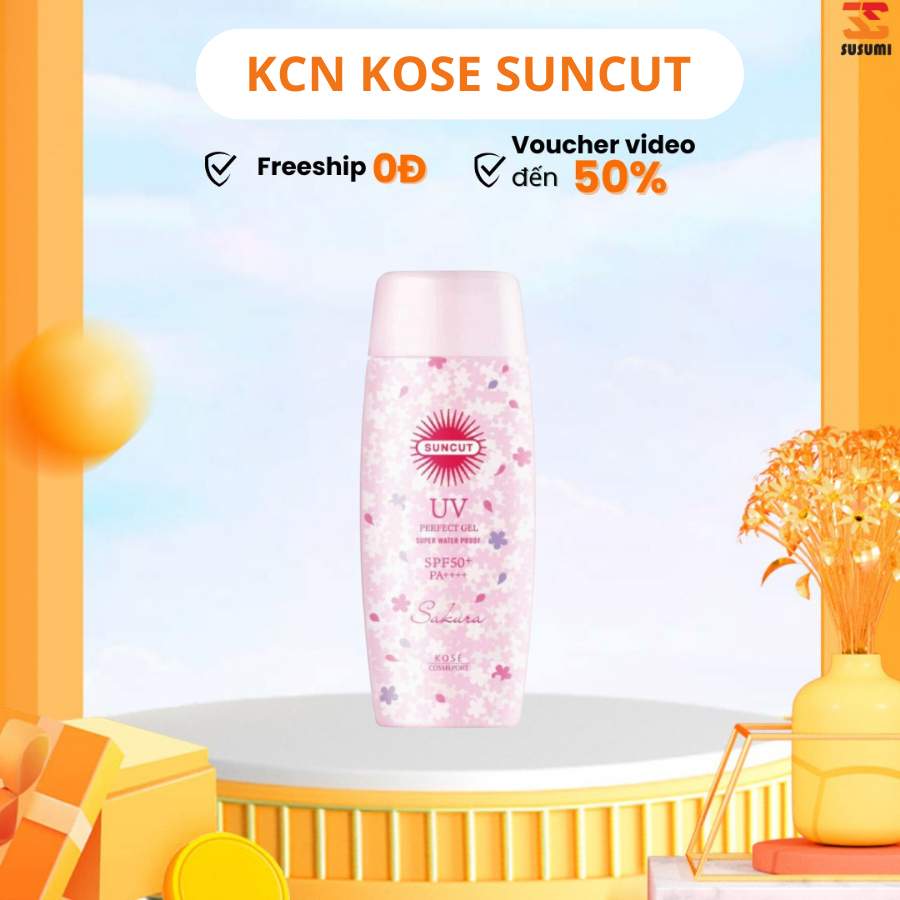 Kose Suncut UV Perfect gel Super Waterproof SPF50+ PA+++ gel 100g Date October 2024 | Shopee ...