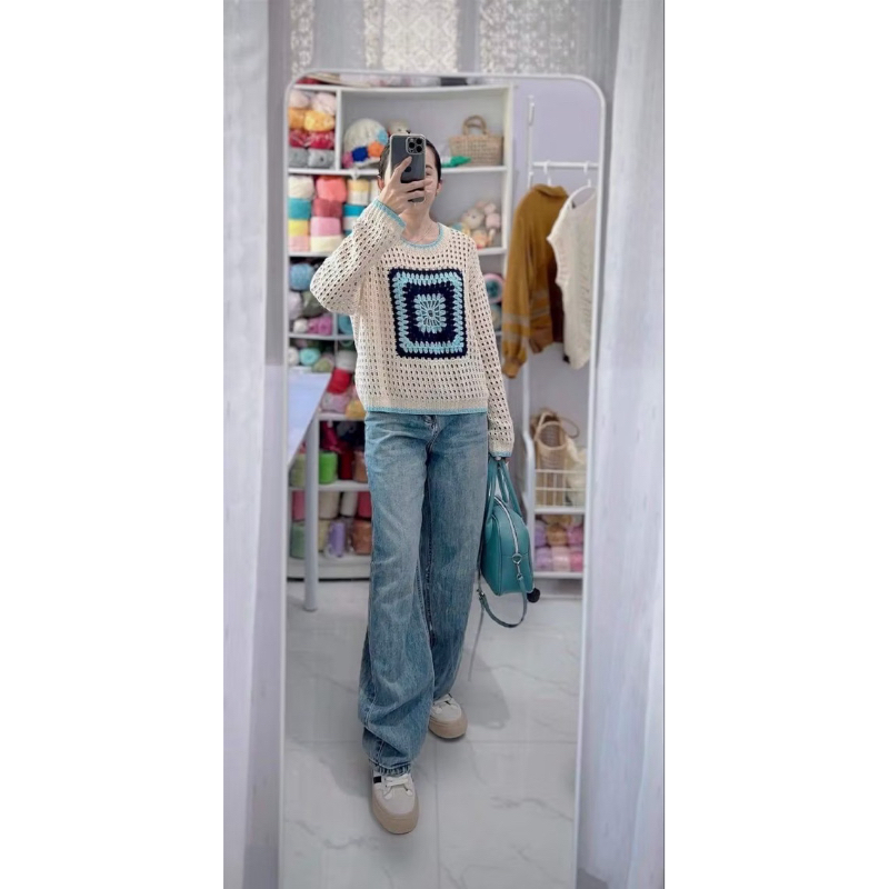 Yarn set for coat hanger Grade Lim Dim (customer combo ivory cream pink ...