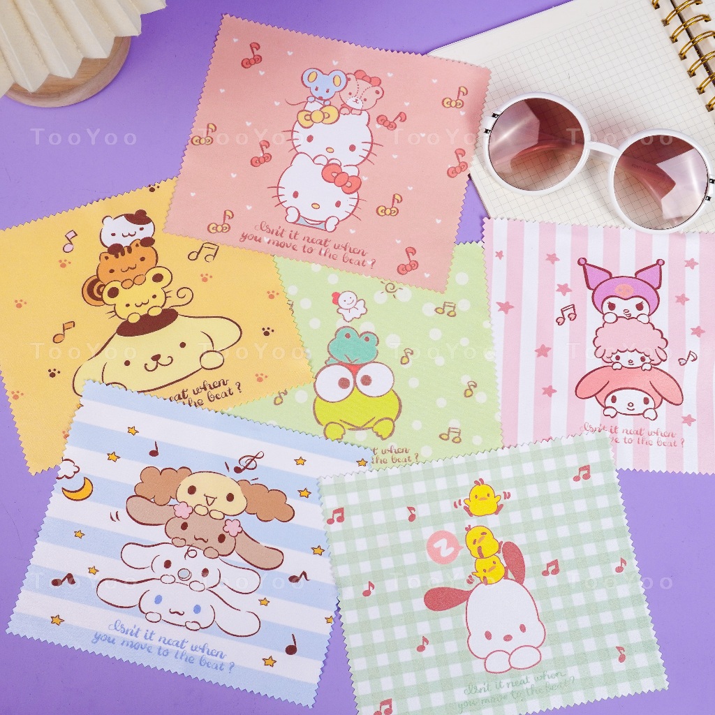 Kuromi Cinnamoroll Pochacco Hello Kitty Melody PomPomPurin Keroppi ...