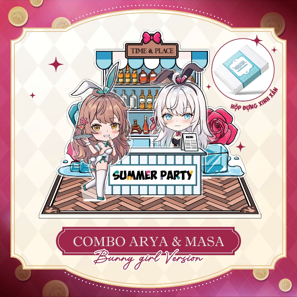 Standee Model | Boxset - Arya & Masha Bunny Girl Ver. ( Yoko Made Goods ...