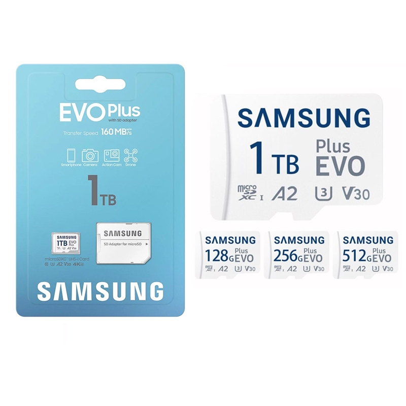 Microsdxc memory card 1TB Samsung Evo Plus read speed 160MB/s write ...