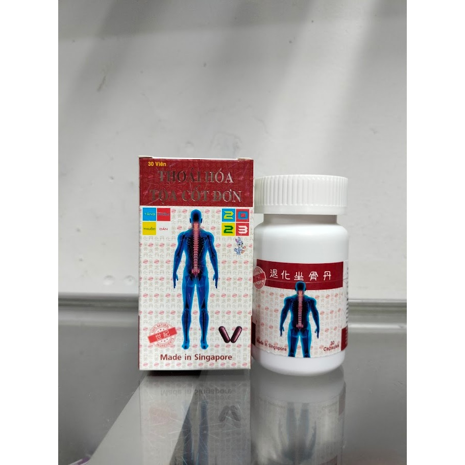 Singapore Osteoarthritis - box of 30 tablets - supports bone and joint ...