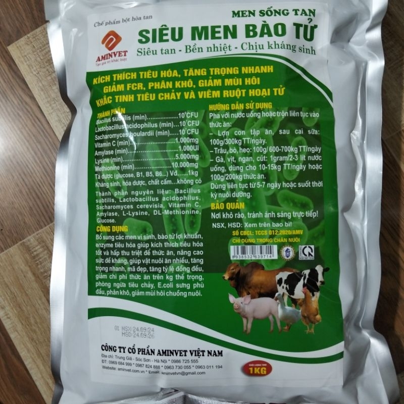 Live antibiotic-resistant yeast for pigs 1kg Spore Yeast | Shopee Singapore