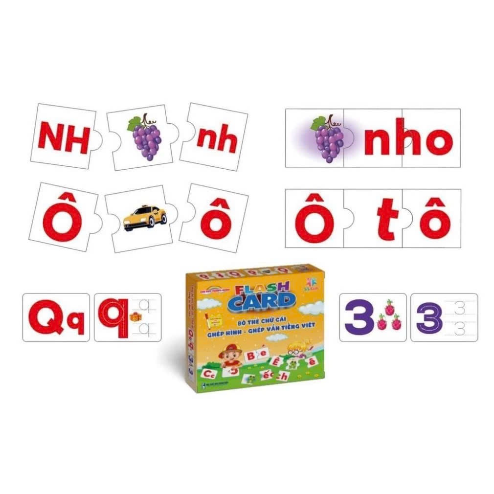 Alphabet Flash Card Set - Jigsaw Puzzle - Vietnamese Rhyming for ...
