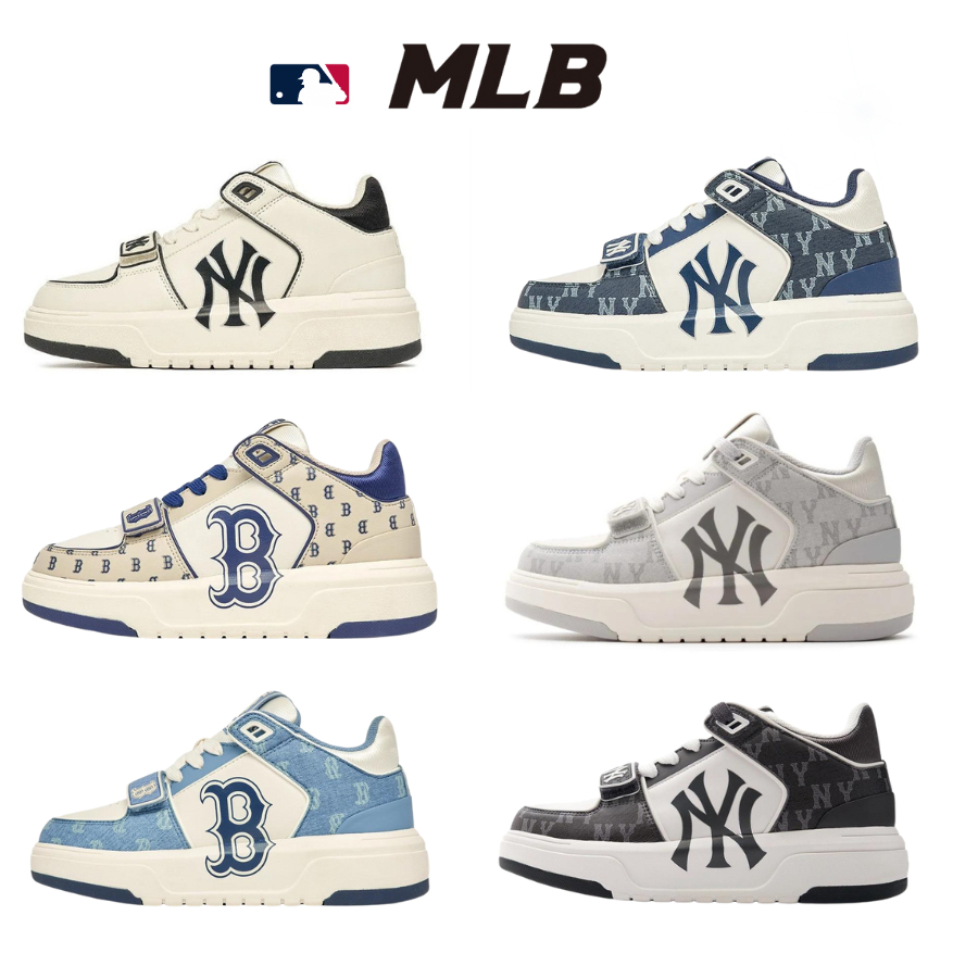 [ Genuine Full Hidentag ] MLB Chunky Liner Mid Monogram Shoes in ...