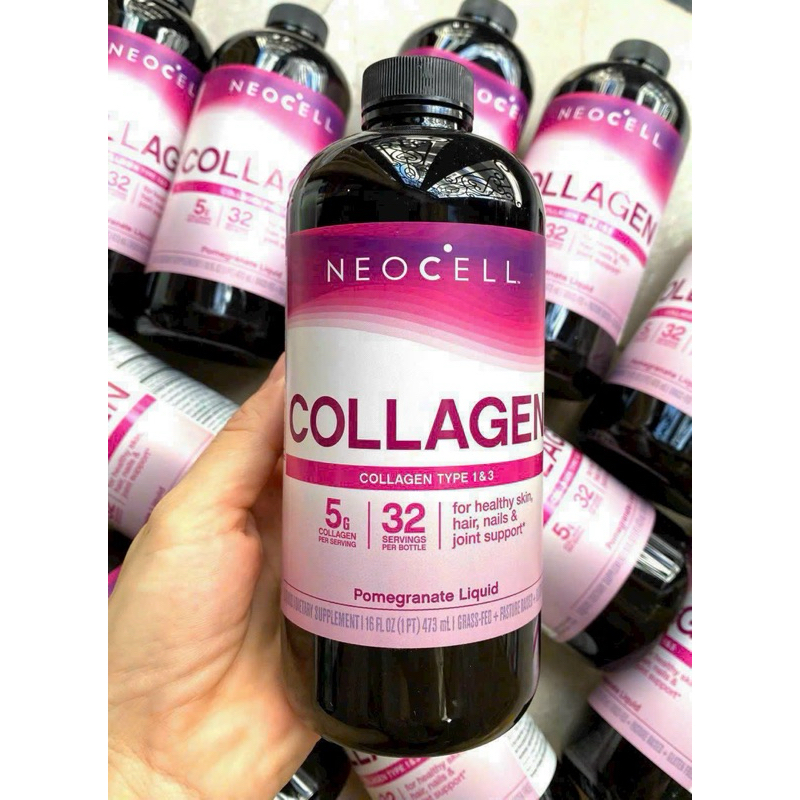 Neocell Collagen Pomegranate Liquid 473ml (latest model – Plastic ...